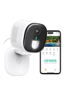 4MP Outdoor Security Camera with 4CCT Spotlight