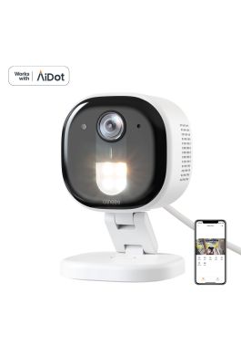 4MP Outdoor Security Camera with 4CCT Spotlight