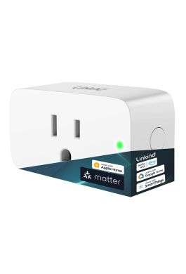 Linkind Matter Smart Plug with Remote Control,