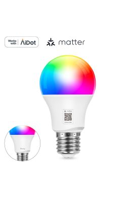 (Pre-sale) Matter Version with Thread Smart WiFi RGBW Light Bulb
