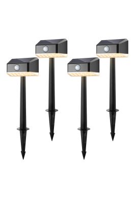 AiDot Linkind Solar Pathway Lights with PIR Sensor