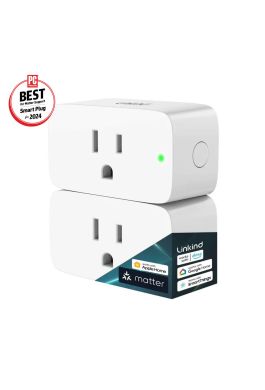 Linkind Matter Smart Plug with Remote Control,