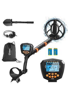 GoGonova Professional Metal Detector for Adults - IP68 Waterproof, LCD ...