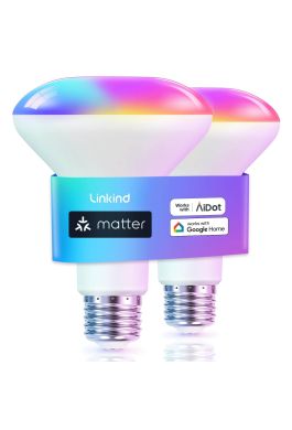 AiDot Linkind Matter Version BR30 WiFi Smart Flood Light Bulb