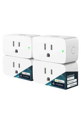 Linkind Matter Smart Plug with Remote Control,