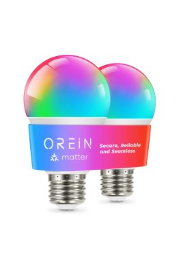 AiDot OREiN A19 Matter Smart Reliable WiFi Light Bulbs