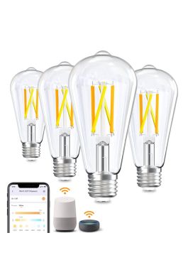 AiDot OREiN Smart WiFi ST19 Vintage LED Edison Light Bulbs