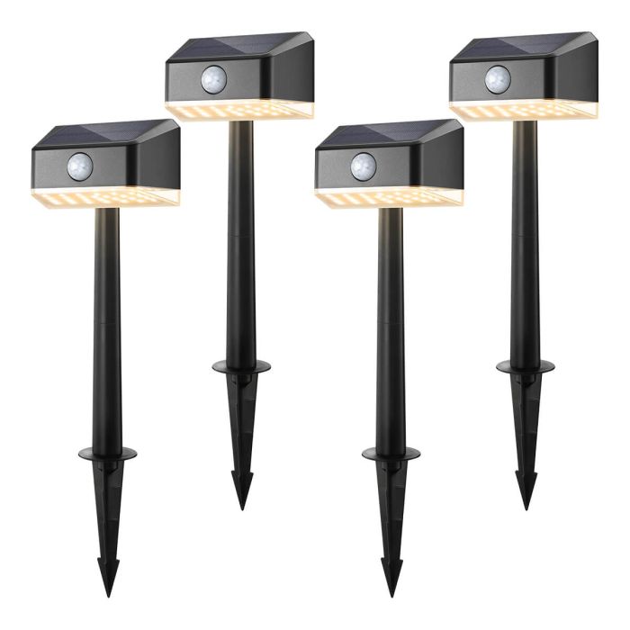 AiDot Linkind Solar Pathway Lights with PIR Sensor