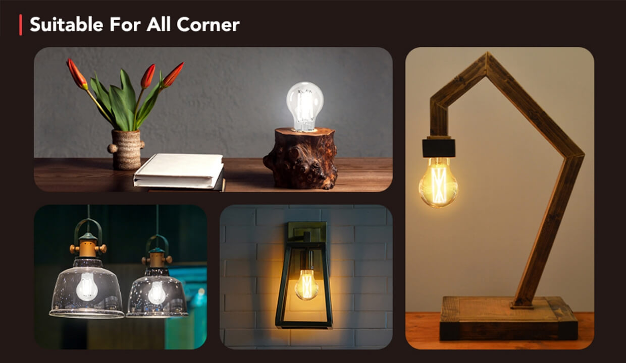 AiDot Orein Smart Edison Light Bulbs with Smart Button